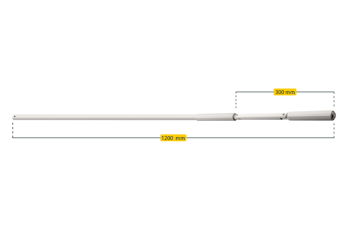 Rollladenkurbel weiß für Frankreich